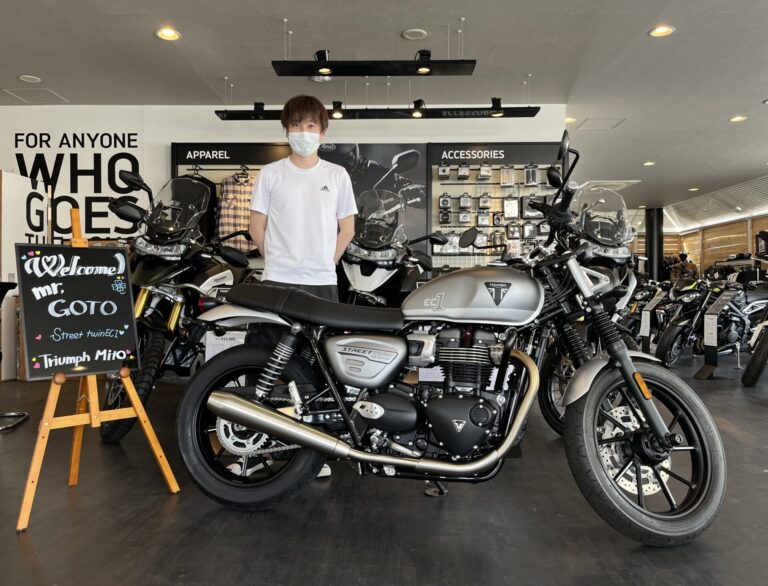 【納車御礼】ストリートツインEC1スペシャルエディション/MATT SILVER ICE / MATT ALUMINIUM SILVER ...